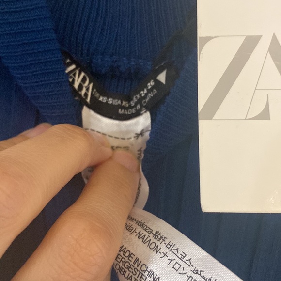 Zara | Dresses | Zara Ribbed Knit Midi Dress | Poshmark